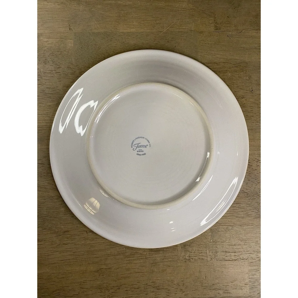 Fiesta | Dining | Fiesta Dinner Plate White Homer Laughlin Fiesta Ware ...